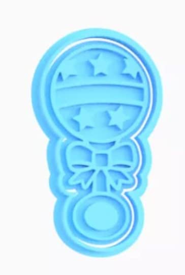 Baby Shower Newborn Cookie Cutter & Stamp