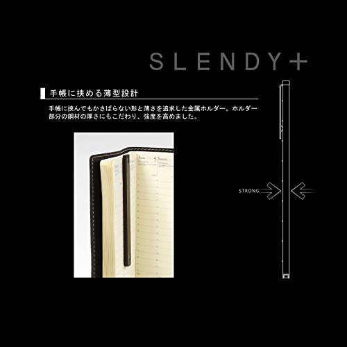 SEED Thin Steel Holder Eraser Slendy+, Silver (EH-S-S) (Japan Import)