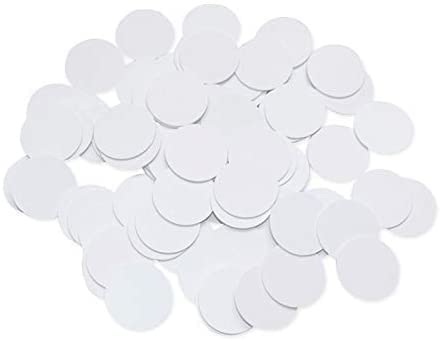 20 Pcs NTAG215 Chip NFC Round Cards NFC 215 RFID Tag Compatible with TagMo and Amiibo, 504 Bytes Memory Fully Programmable for NFC-Enabled Devices