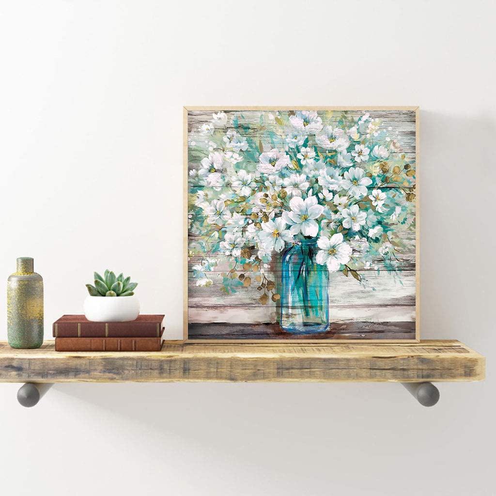 RYMILIE Diamond Painting Kits for Adults - Vase DIY 5D Diamond Art Kits Full Drill Diamond Dots Paintings with Diamonds Gem Art and Crafts Home Decor 【13.78x13.78inch】