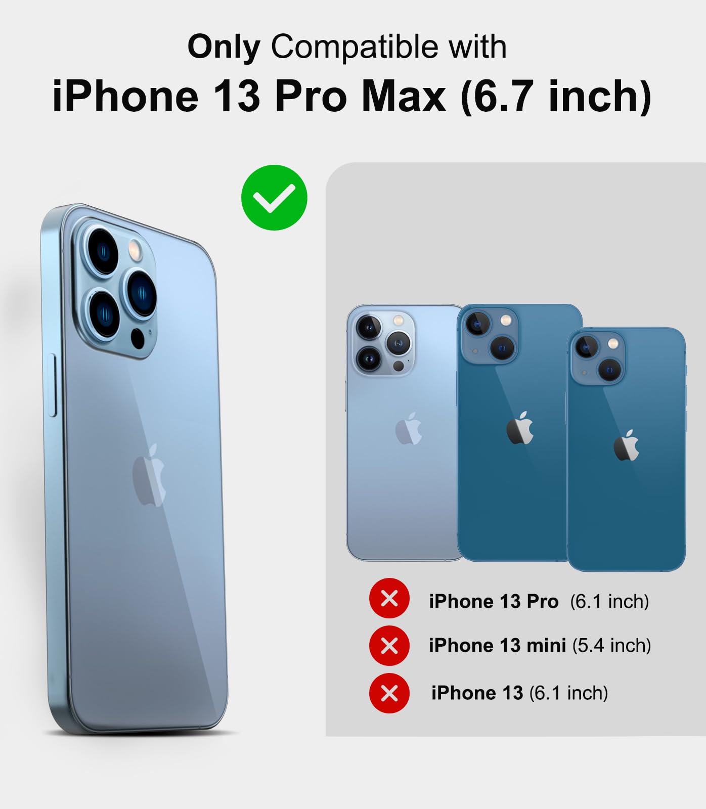 STERKER for iPhone 13 Pro Max Phone Case [Invisible Built in Stand & Ring Holder] Compatible with MagSafe Military Grade Drop Protection Slim iPhone 13 Pro Max Cases for Men Women 6.7", Purple