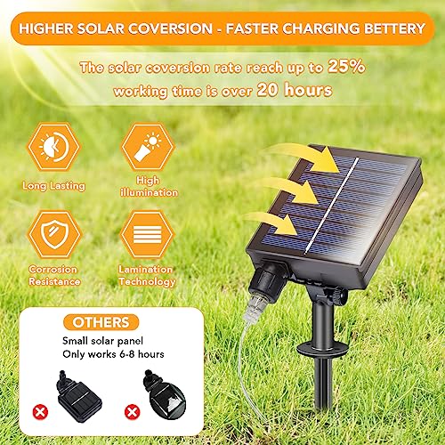 8 Pack Solar Firefly Lights Outdoor, 8 LED Swaying Firefly Garden Lights with Remote Control, 8 Flashing Modes, Waterproof Solar Powered Fairy Lights Outdoor for Landscape Yard Patio Pathway Lawn