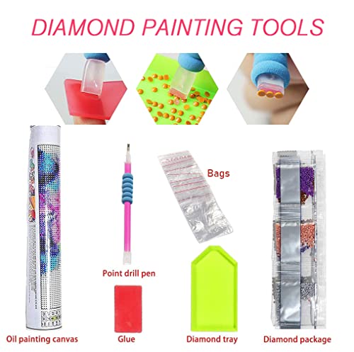 WUSARPLY Sunflowers Diamond Painting Kits for Adults - 5D Diamond Art Kits Full Drill Diamond Dots Paint with Diamonds Arts and Crafts for Beginner Kids Home Wall Decor 13.8''x13.8''