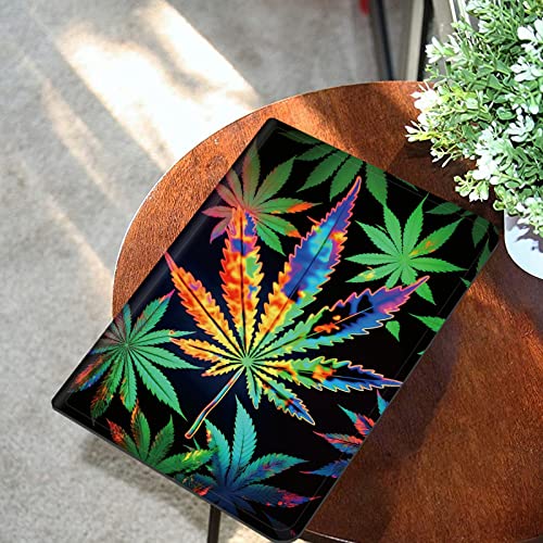 Rossy Case for Samsung Galaxy Tab A8 Case 10.5 inch 2022 Slim Lightweight PU Leather Adjustable Smart Stand Cover with Auto Wake/Sleep for Samsung Tab A8 2022 (SM-X200/X205/X207),Marijuana Leaf Weed
