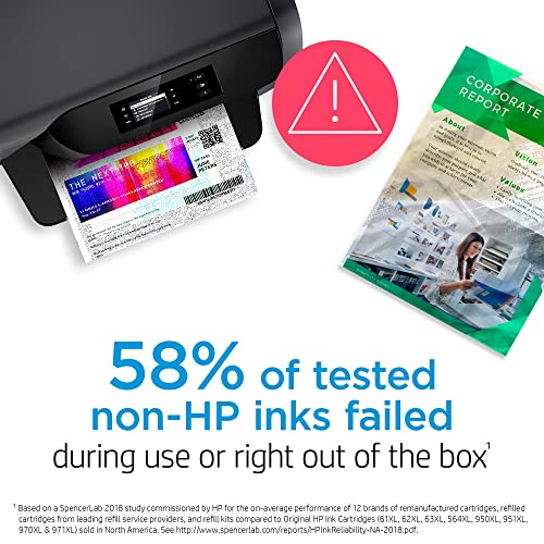 HP 64XL Black High-yield Ink Cartridge | Works with HP ENVY Inspire 7950e; ENVY Photo 6200, 7100, 7800; Tango Series | Eligible for Instant Ink | N9J92AN