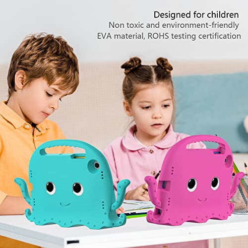 Case Cover Kids Case Compatible with Samsung Galaxy TAB A8 10.5" X200 / X205(2021) with Handle Bumper |Protective Kid-Proof Stand Tablet Cover Eva Shockproof Lightweight Dropproof Tablet Cover (Color