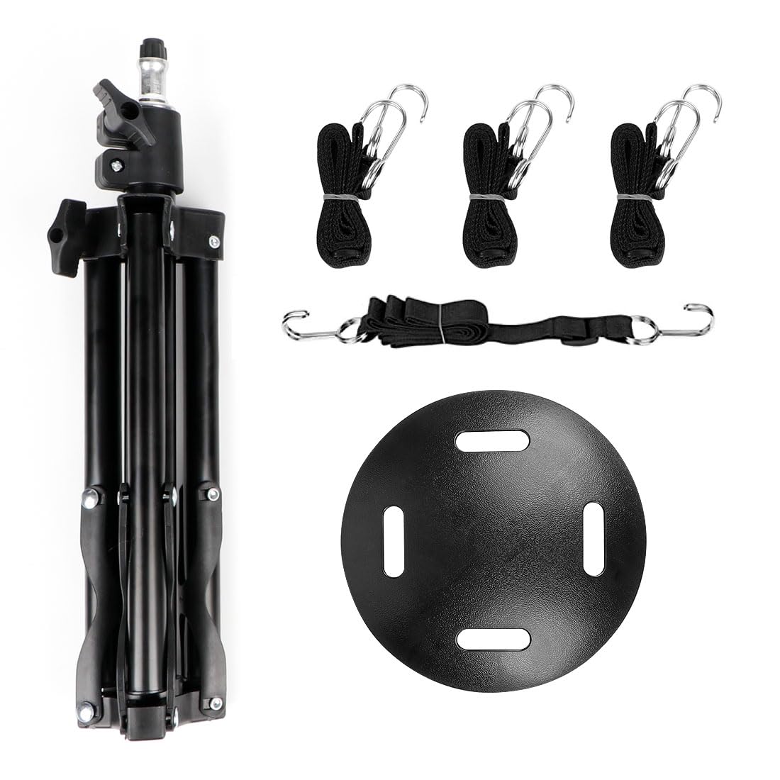 iCOVER Support Pole System for Patio Furniture Cover, Adjustable Height for Grill and Patio Dining Table Set Cover, Avoid Water Accumulation (Includes Straps)