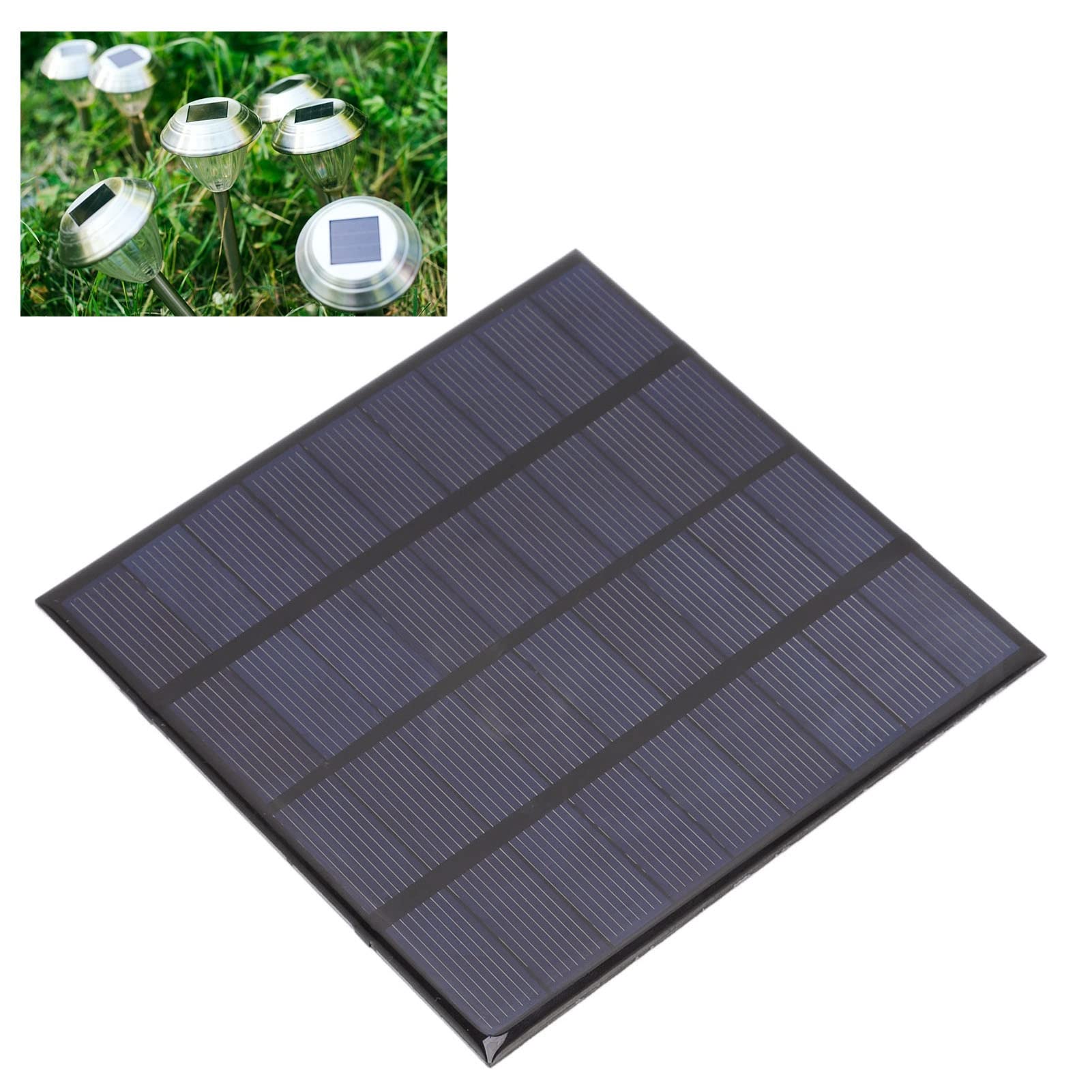 Solar Panel Battery Mini Tool Generating Panel Charger 9V Board Polysilicon Miniature 2W Utensil for Tool Tool Charger Power Battery Charger Battery Charging Solar Panels