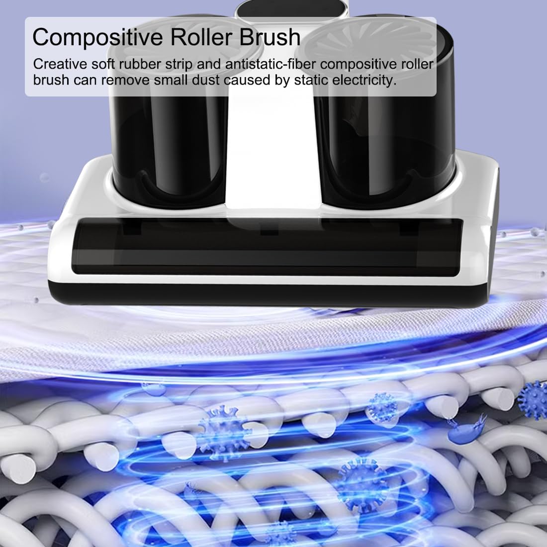 HYNSEN Bed Vacuum Cleaner, Mattress Vacuum Cleaner with UV & High Heating Tech, 12Kpa Strong Suction Handheld Vacuums of Bed Mattress Sofas, Pet Hair and Carpets