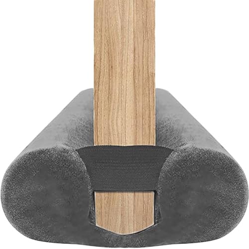 BKSAI Door Draft Stopper for Doors 29-35" No Adhesive Draft Stopper for Bottom of Door Draught Excluder Under Door Wind Blocker Reduce Noise Draught Excluder Sweep Sound Proof(Grey)