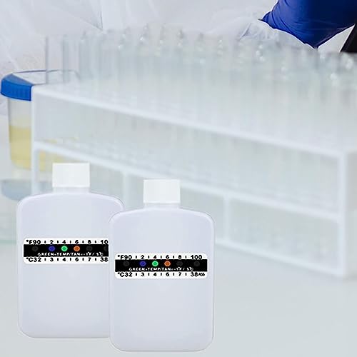 Urine Test Complete Kit Hi-Stretch Hidden Leg Strap and Warm Double Layer Velvet Pouch,11 Adhesive Temperature Test Strips,2 Elastic Rubber Ropes,2 Screw Caps,2 Translucent Empty Bottles at Home