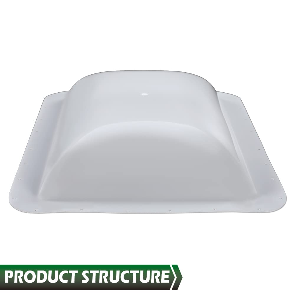 GRAND ORANGE Skylight Cover White 14" X 22" Compatible with RV Camper Food Truck Camper Skylight Food Truck Skylight