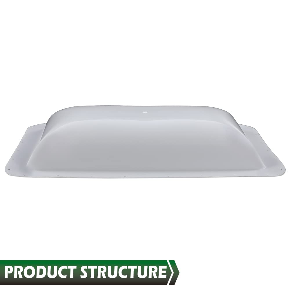 GRAND ORANGE Skylight Cover White 14" X 22" Compatible with RV Camper Food Truck Camper Skylight Food Truck Skylight