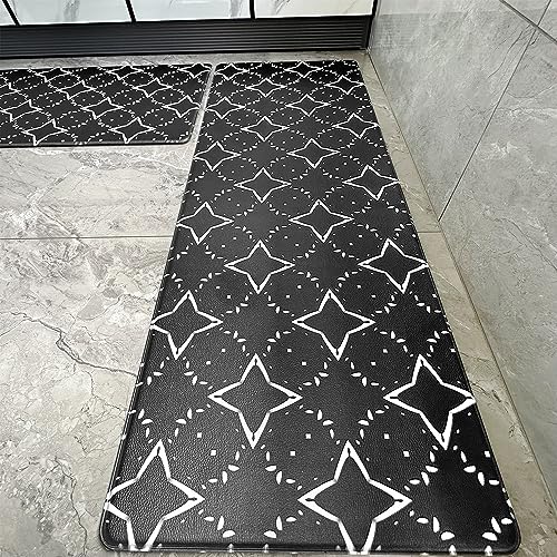 Soft Anti Fatigue Mat for Kitchen Floor, Non Slip Cushioned Kitchen Rugs Sets, Waterproof Washable Memory Foam Standing Desk Mat Runner, Comfort Cushion for Sink Laundry Room Home 17.3"x29.5"(1 PC)