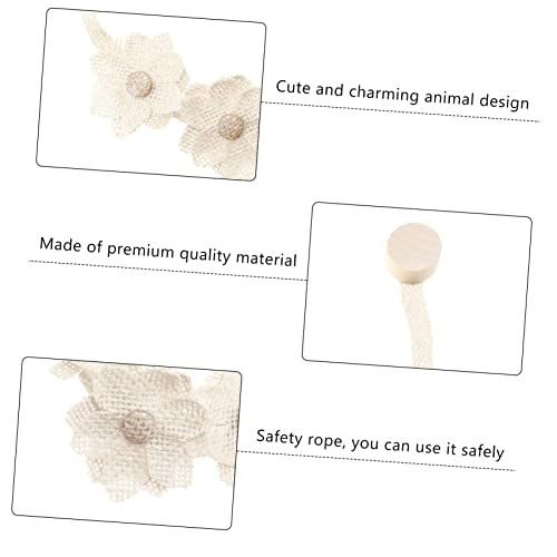 Uonlytech Flower Magnet Buckle Decked Accessories Elegant Flower Curtain Tieback Tie Backs Curtains Curtain Fixator Curtain Tiebacks for Draperies Magnetic Tiebacks Holdbacks Fashion Tie