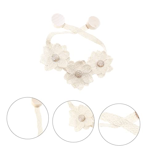 Uonlytech Flower Magnet Buckle Decked Accessories Elegant Flower Curtain Tieback Tie Backs Curtains Curtain Fixator Curtain Tiebacks for Draperies Magnetic Tiebacks Holdbacks Fashion Tie
