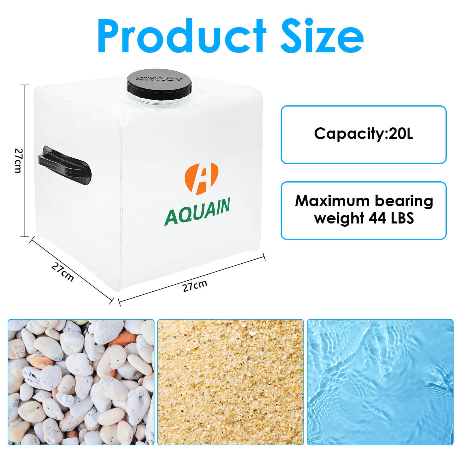 ๐๐๐๐ฌ ๐๐ฉ๐ ๐ซ๐๐๐๐ Pool Ladder Weights - Universal Pool Steps Weights for Above Ground Pools, Fillable Pool Weights for Ladders SandBags Container for Swimming Entry Systems