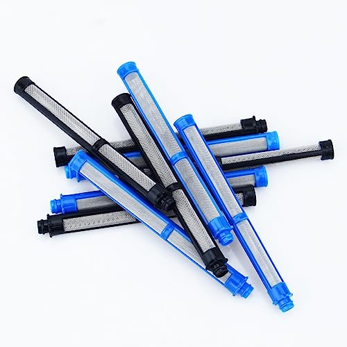 Airless Spray Gun Filter 287032 and 287033 Compatible with Suitable for Spray Gun Contractor II and FTx II Latex 60 Mesh 10pcs and 100 Mesh 10pcs(20 PCS)