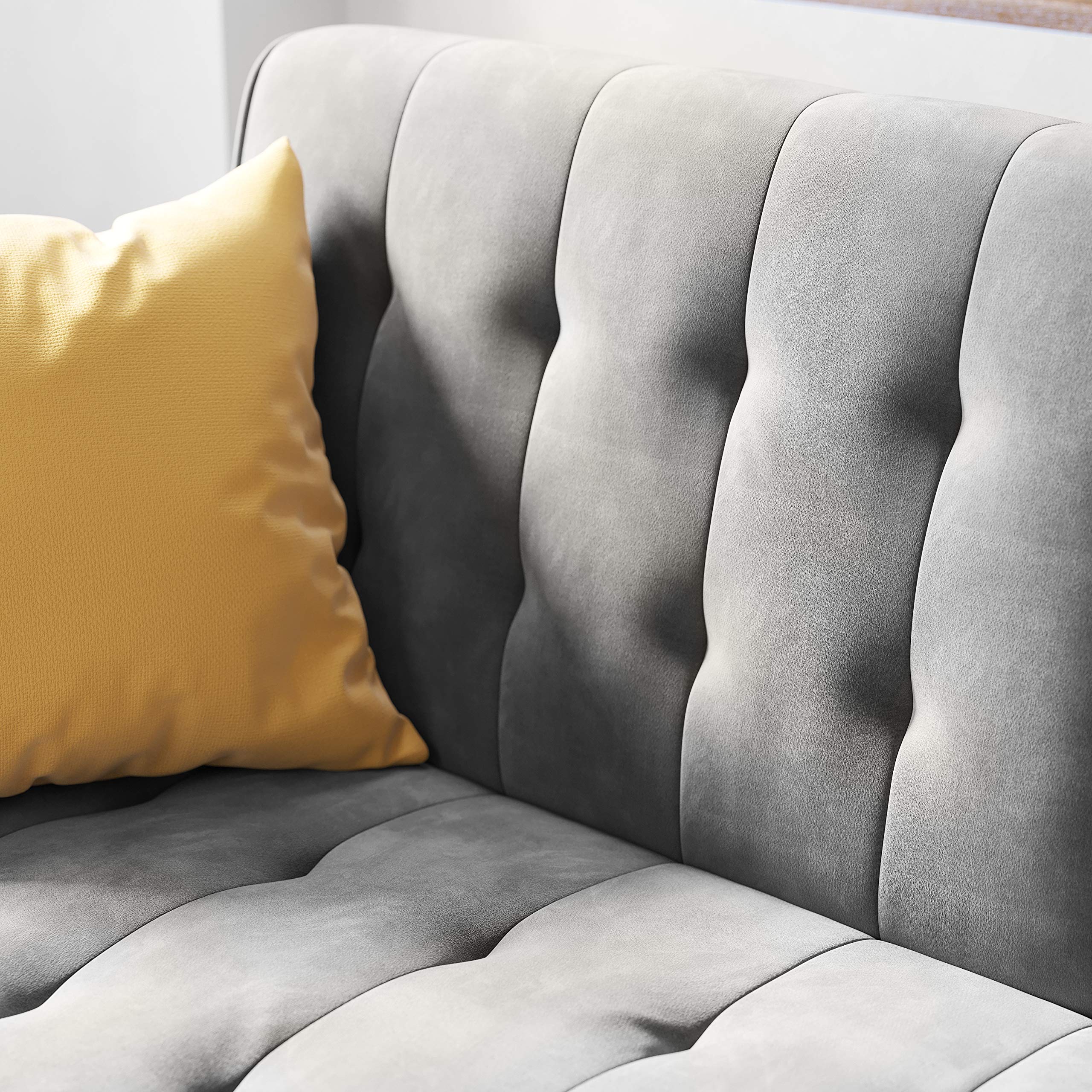 Sofa Bed, Convertible Couch with 2 Cup Holders and Removable Armrests, for Compact Living Space Apartment Dorm Office, 72 x 33.9 x 30.7 Inches, Gray