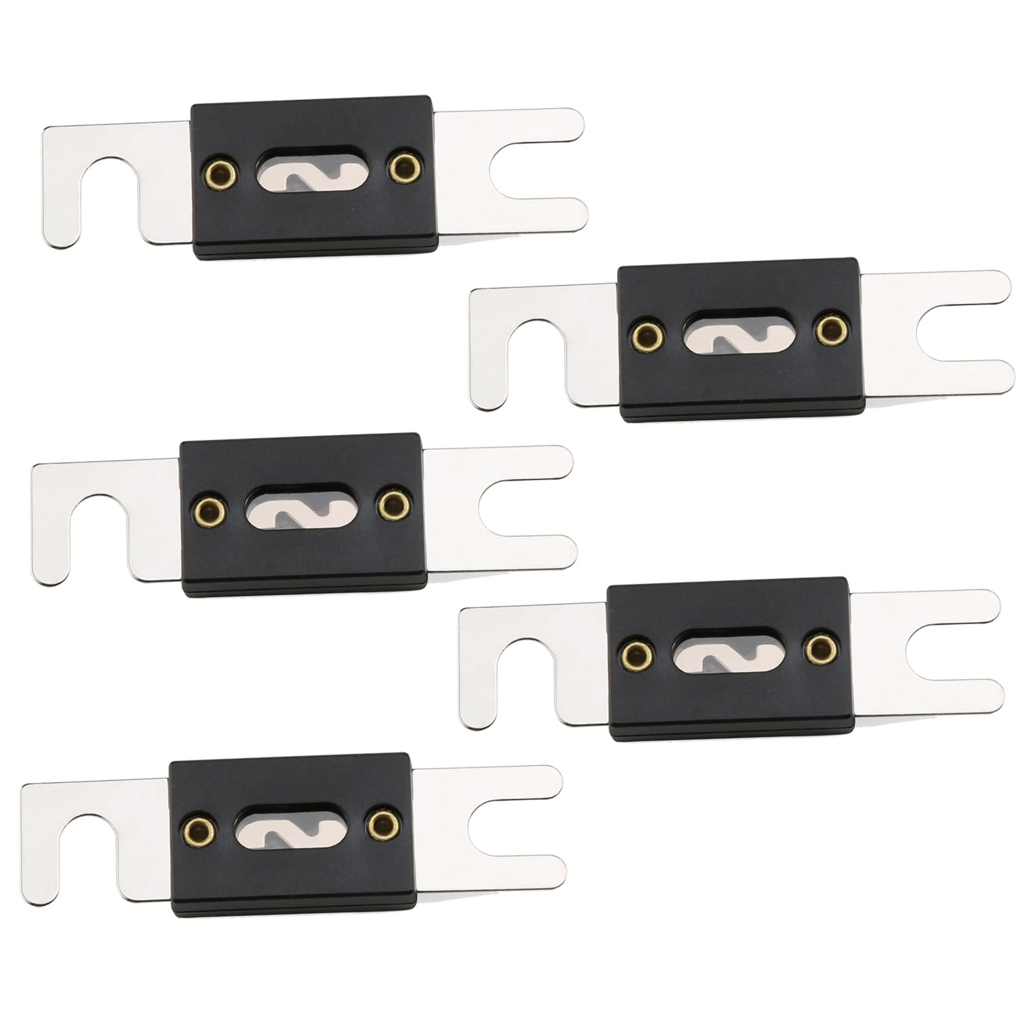 SIGANDG 350 Amp Nickel Plated ANL Fuses for car Audio and Video System(5 Pack)