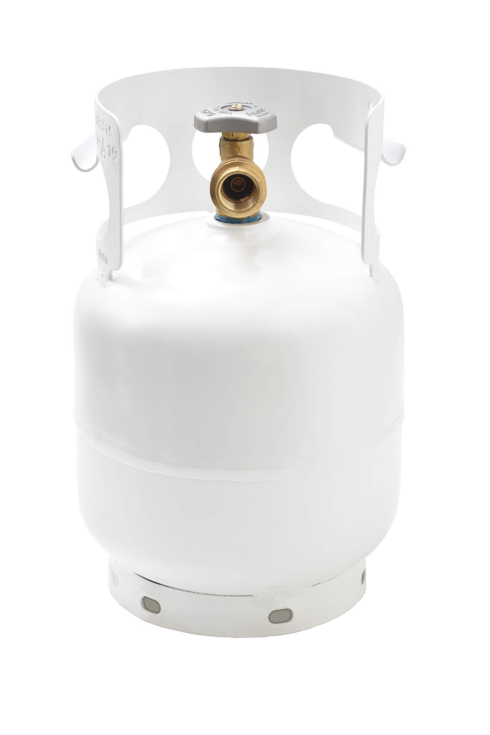 Flame King Propane Torch Kit Heavy Duty Weed Burner, 340,000 BTU & YSN5LB 5 Pound Propane Tank Cylinder, Great For Portable Grills, Fire Pits, Heaters And Overlanding, White
