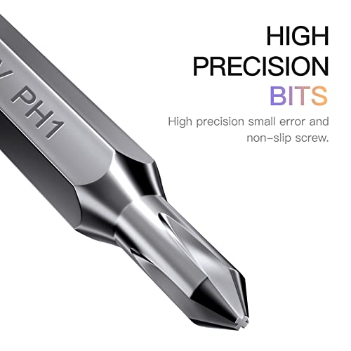 RARTOP Screwdriver Set - Small Screwdriver Set with 30Pcs Precision Screwdriver Bits, Mini Phillips Slotted Hex Star Torx Bits for Watch, Glasses, Cell Phone, Switch, Laptop and Electronics Repair