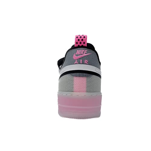 Nike mens Air Force 1 React, White/White-black-pink Spell, 10.5