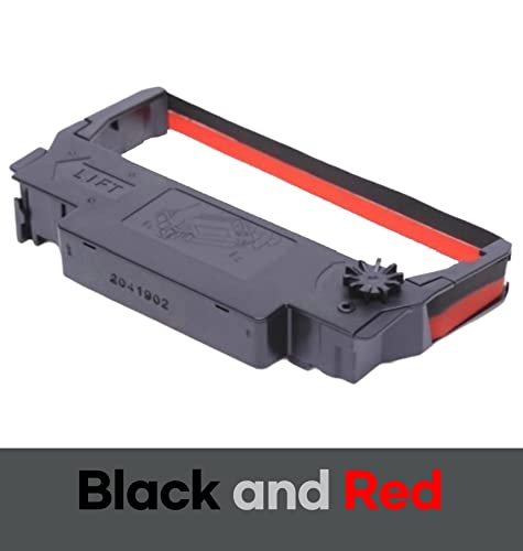 Bixolon (RRC-201BR-16) ERC-30, 16-Pack KD02-00057A Black and Red Ribbon Cartridge ink Compatible with SNBC SRP-275 & SRP-270 (GRC-220BR)