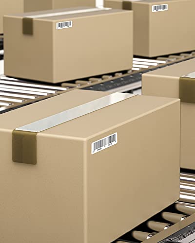 2" x 4" Shipping Address Labels Compatible with Avery 5163 8163, POLONO Internet Mailing Shipping Labels, White Sticker Labels for Laser/Ink Jet Printers, Permanent Adhesive (500 Labels, 50 Sheets )