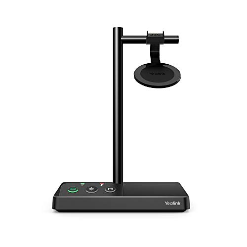Yealink WH62 Mono UC Wireless Noise Canceling Headset - Connects and Works with USB Enabled Deskphones, Computers and Softphones.