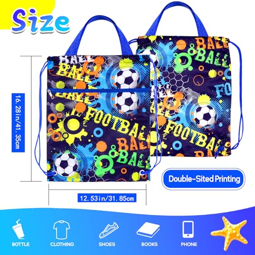 RLGPBON Sports Drawstring Backpack - Drawstring Bags for Boys Kids Swim Bag for Beach Swim Swimming Pool Draw String Bags