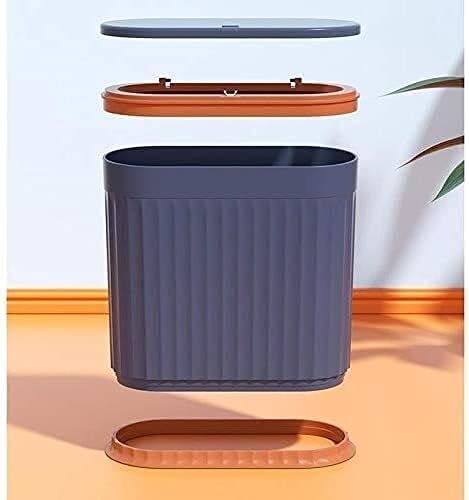 UOXOO Trash Can Garbage Bin Bedroom Bin Rubbish Basket for Home Office Kitchen Bath Garbage Can/Purple