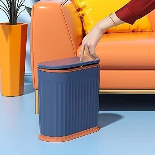 UOXOO Trash Can Garbage Bin Bedroom Bin Rubbish Basket for Home Office Kitchen Bath Garbage Can/Purple