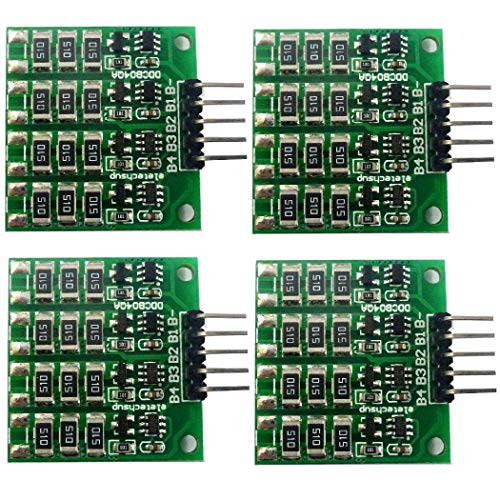 Eletechsup 3.6V 3.6/Rb 210mA 1-4 Cell 3.7V Li-ion Polymer 3.2V LiFePO4 Lithium Battery Packs Charge Balance BMS Charger Protection Board (4)