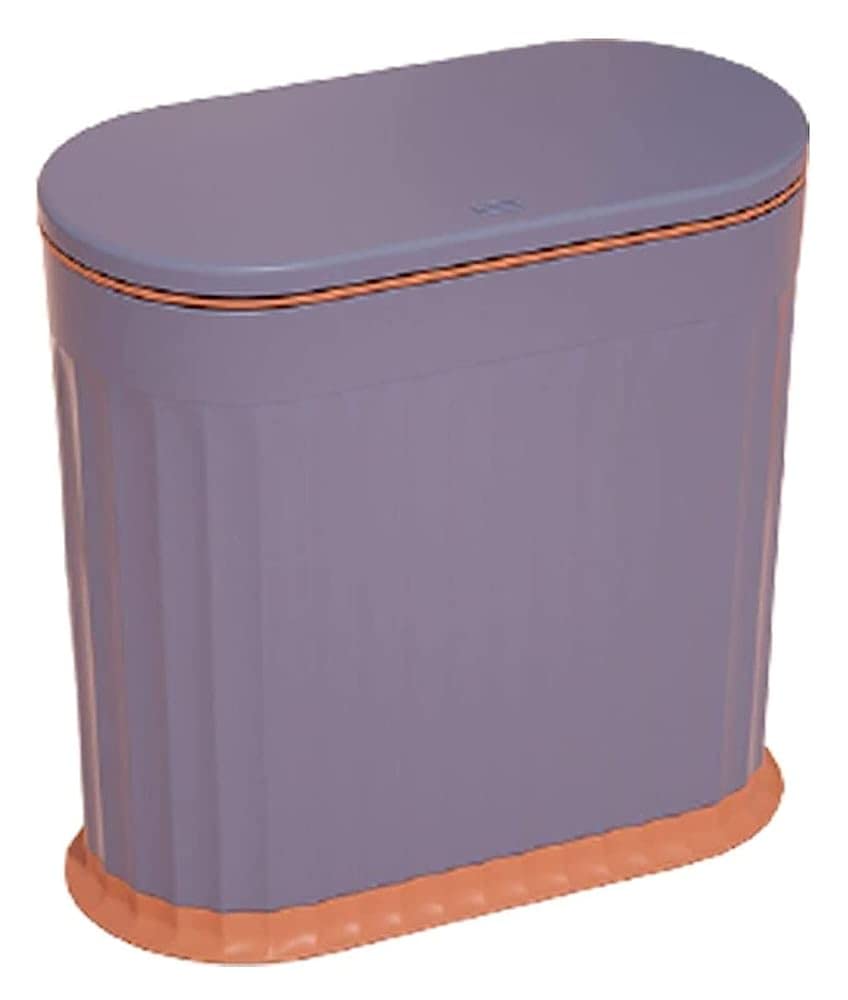 UOXOO Trash Can Garbage Bin Bedroom Bin Rubbish Basket for Home Office Kitchen Bath Garbage Can/Purple