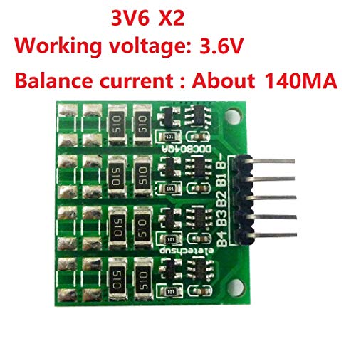 Eletechsup 3.6V 3.6/Rb 140mA 1-4 Cell 3.7V Li-ion Polymer 3.2V LiFePO4 Lithium Battery Packs Charge Balance BMS Charger Protection Board (1)