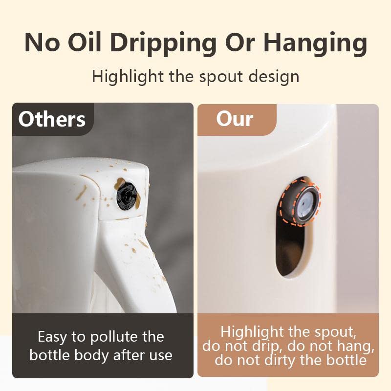KAYKWONG'S Olive Oil Dispenser Sprayer Bottle, Glass 250ml,Cooking Oil Spray Kitchen Gadgets For Cooking,BBQ,Salad,Steak,Baking,Roasting (Green)