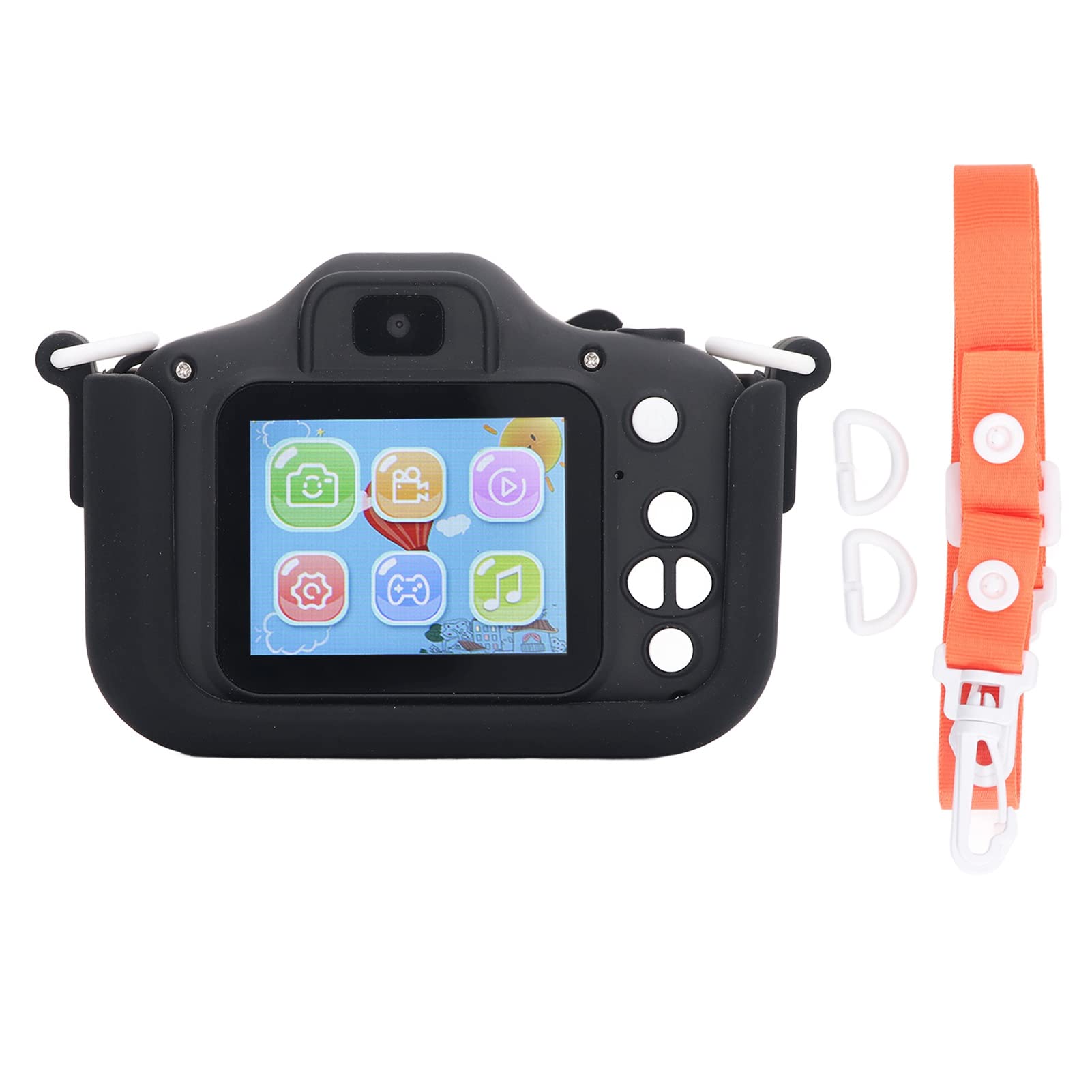 VINGVO Mini Kids Camera, 2.0 Inch Screen 4000 W Pixel Kids Digital Video Camera Energy Saving for 3 to 6 Years Old Gifts