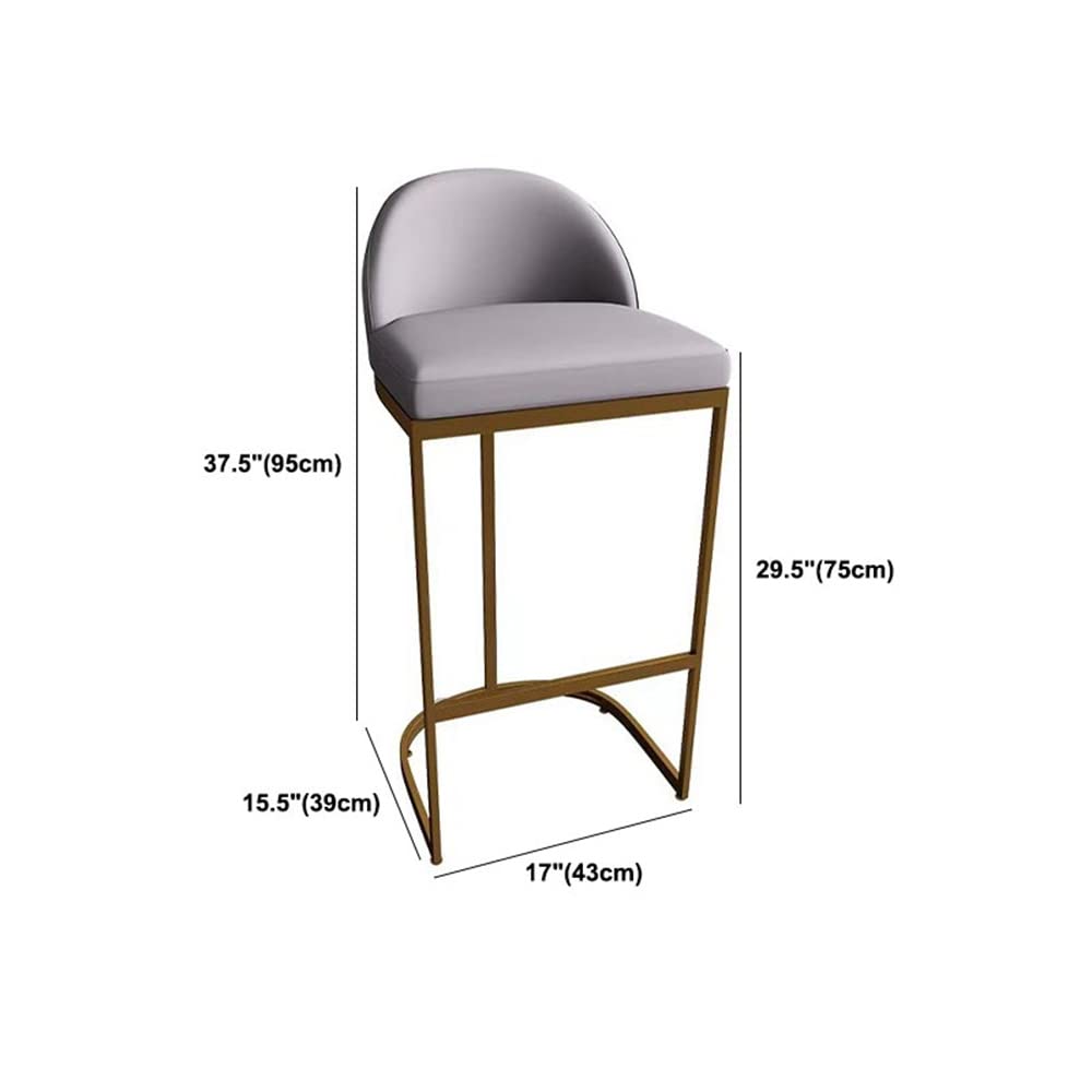 LITFAD Modern Bar Table Set Slate Counter Table with High Stools Home Dining Table with 2 Counter Stools Luxury Kitchen Table Chair - 3 Pieces: White-Gold Table, 2 Stools
