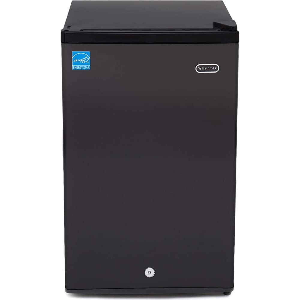 Whynter CUF-301BK 3.0 Cubic feet Energy Star Upright Freezer with Lock Black Bundle with 2 YR CPS Enhanced Protection Pack