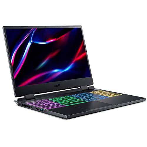 ACER Nitro 5 Gaming Laptop, 15.6'' IPS FHD 144Hz, 12th Gen Intel 12-Core i5-12500H, GeForce RTX 4050, 32GB DDR5, 512GB PCIe SSD + 1TB HDD, Wi-Fi 6, Thunderbolt 4, 4-Zone RGB KB, Black (AN515)