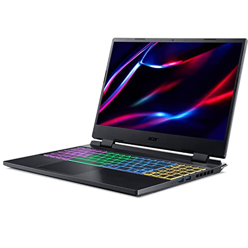 ACER Nitro 5 Gaming Laptop, 15.6'' IPS FHD 144Hz, 12th Gen Intel 12-Core i5-12500H, GeForce RTX 4050, 32GB DDR5, 512GB PCIe SSD + 1TB HDD, Wi-Fi 6, Thunderbolt 4, 4-Zone RGB KB, Black (AN515)