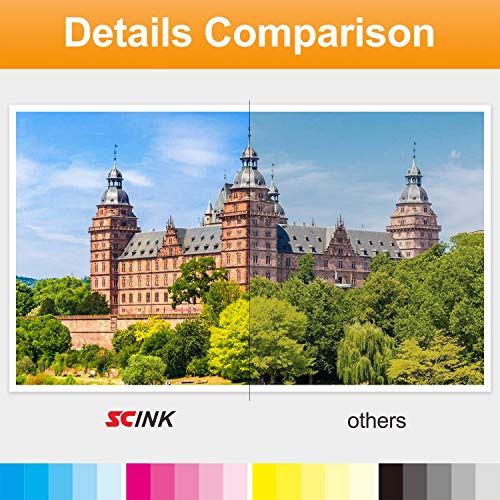 SCINK 270XL 271XL 270 271 XL Ink Cartridges 4 Sets with Gray, Work with Pixma TS9020 TS8020 MG7720 Printers 24 Pack