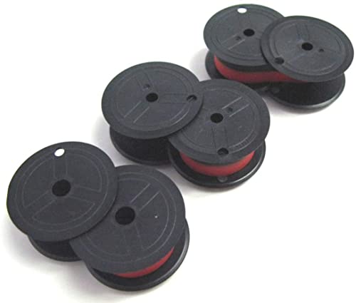 Package of Three Sharp QS-2760H Calculator Ribbon, Black and Red, Compatible