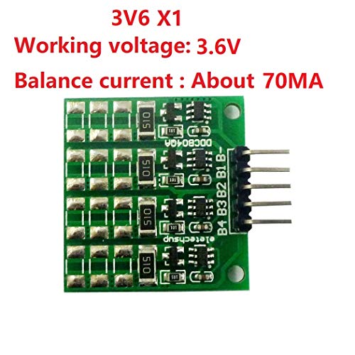Eletechsup 3.6V 3.6/Rb 70mA 1-4 Cell 3.7V Li-ion Polymer 3.2V LiFePO4 Lithium Battery Packs Charge Balance BMS Charger Protection Board (4)