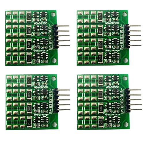 Eletechsup 3.6V 3.6/Rb 70mA 1-4 Cell 3.7V Li-ion Polymer 3.2V LiFePO4 Lithium Battery Packs Charge Balance BMS Charger Protection Board (4)