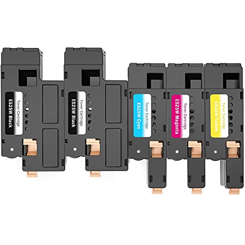 Limeink Compatible Toner Cartridge Replacement for Dell E525W Toner Cartridges for Dell E525w Cartridge for Dell Toner E525w for Dell Toner e 525w H3M8P Ink for Dell e525w for Dell e 525w Toner 5 Pack