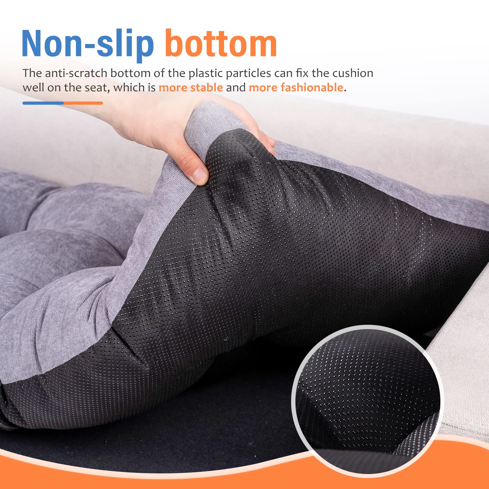 ENTROPOWER Custom Size Bench Cushions, Non-Slip Tufted Swing seat Cushions, Piano Bench Cushions, Sofa Cushions, Indoor/Outdoor Patio Cushions