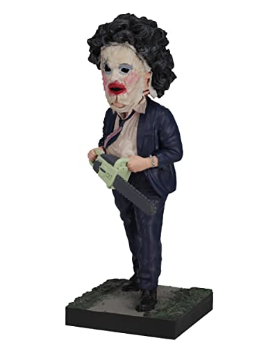 Spirit Halloween The Texas Chainsaw Massacre Leatherface Pretty Woman Mask Bobblehead Statue | Officially Licensed | Leatherface | Horror Collectible