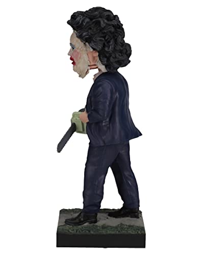 Spirit Halloween The Texas Chainsaw Massacre Leatherface Pretty Woman Mask Bobblehead Statue | Officially Licensed | Leatherface | Horror Collectible